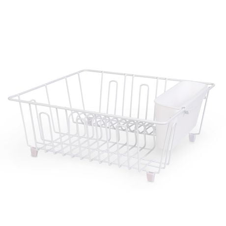 Mainstays Small Wire Dish Rack - White, Small Dish rack - Walmart.ca