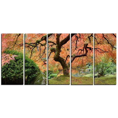 Click here for Design Art Old Japanese Maple Tree Canvas Print Re... prices