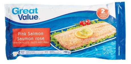 Great Value Pink Salmon Skin-On Fillets - Walmart.ca