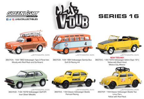 GreenLight 1:64 Club Vee-Dub Die-Cast Vehicles Series 16 | Walmart Canada