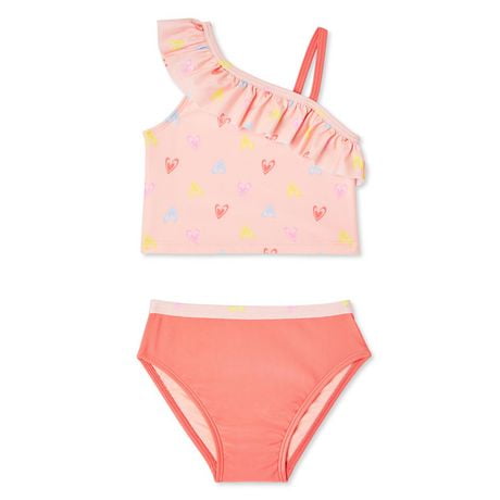 George Baby Girls' Ruffle Tankini 2-Piece Set | Walmart Canada