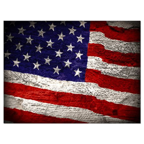Click here for Design Art Large American Flag Watercolor Canvas P... prices