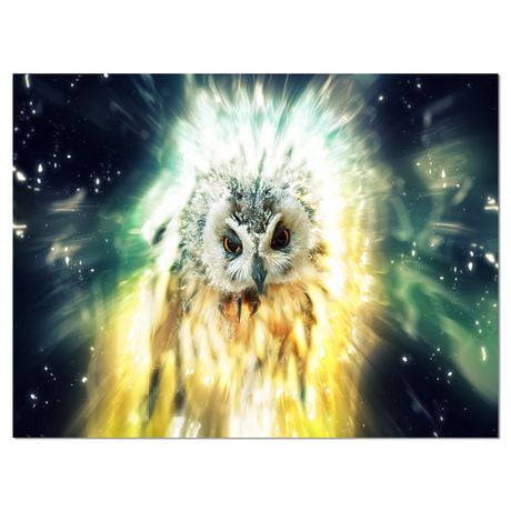 Click here for Design Art Colorful Owlcanvas Print Blue 32In X 16... prices