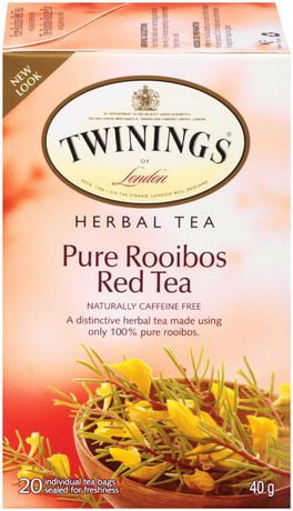 Twinings Herbal Pure Rooibos Red Tea, 20 x 40 g - Walmart.ca
