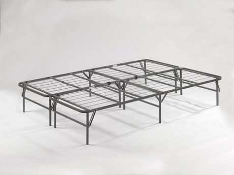 Click here for Topline Home Furnishings Grey Queen Metal Bed Fram... prices