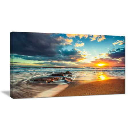 Click here for Design Art Beautiful Cloudscape Over The Sea Moder... prices
