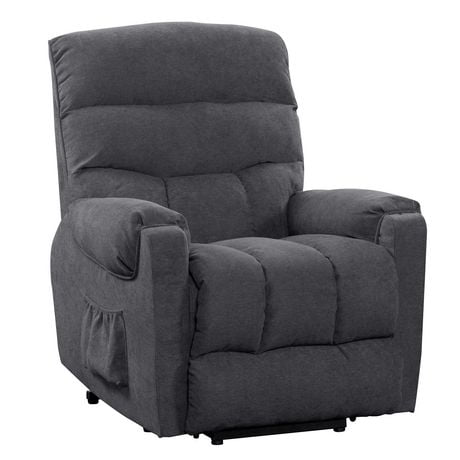 Click here for Corliving Dallas Power Lift Assist Recliner Navy B... prices
