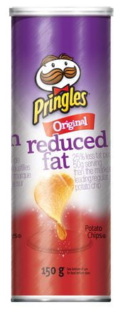 Pringles Reduced Fat Original Potato Chips | Walmart Canada