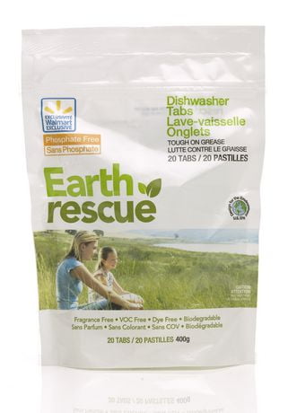 Earth Rescue Dishwasher tabs 20 tabs - Walmart.ca