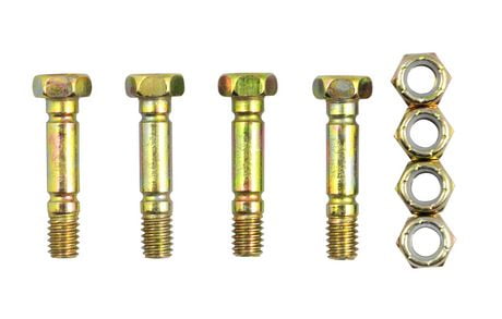 Click here for Mtd Oem Shear Bolt Set (4): Mtd: Short Black prices