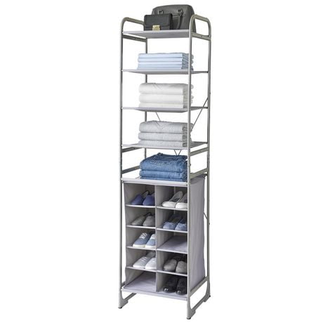 Click here for Neatfreak! Versa System 4-Tier Shelf And 10 Cubby... prices