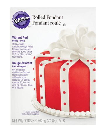 Ready-to-Use Rolled Fondant Red | Walmart Canada