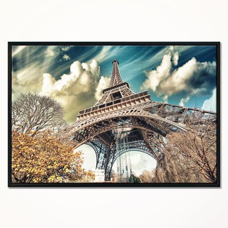 Click here for Design Art Street View Of Paris Eiffel Tower Frame... prices