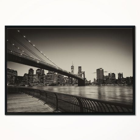 Click here for Design Art Famous Landmark Of Brooklyn Bridge Fram... prices