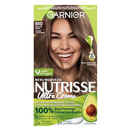 Garnier Nutrisse Ultra Crème, Permanent Hair Dye, Long-Lasting,1 unit ...
