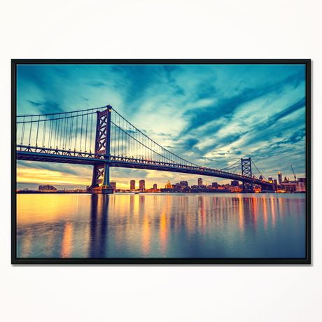 Click here for Design Art Ben Franklin Bridge In Philadelphia Fra... prices