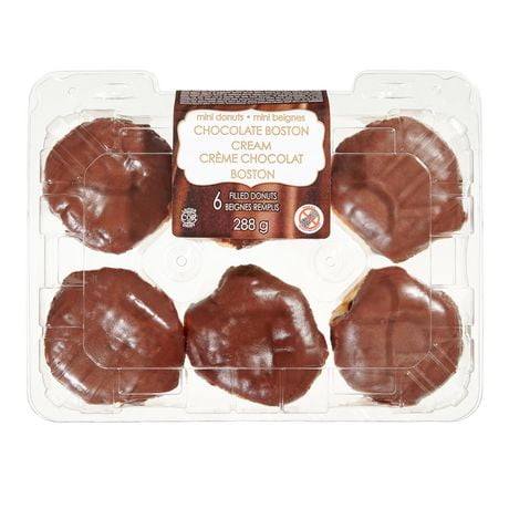 CT Bakery Mini Donuts Chocolate Boston Cream | Walmart Canada