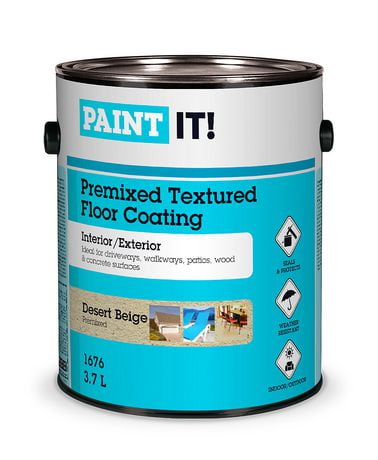 PAINT IT! Premixed Textured Floor Coating DESERT BEIGE | Walmart Canada