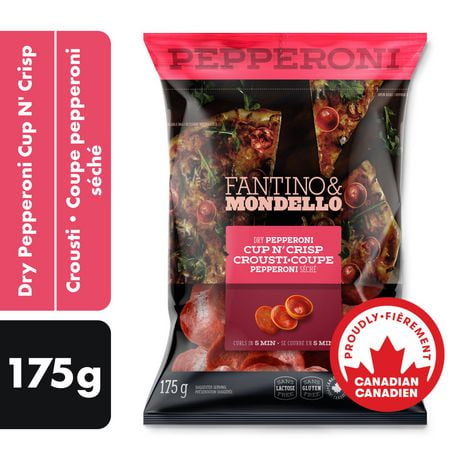 Fantino & Mondello Sliced Cup N Crisp Dry Pepperoni, 175 g - Walmart.ca