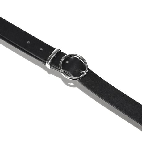 NICCI TEXTURED BELT WITH CIRCULAR BUCKLE - Walmart.ca