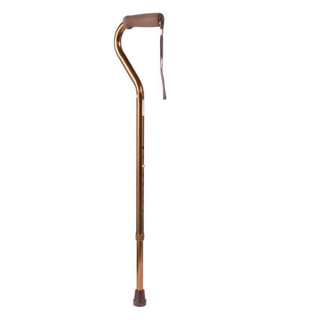 DMI Deluxe Adjustable Aluminum Cane Offset Handle, Bronze - Walmart.ca