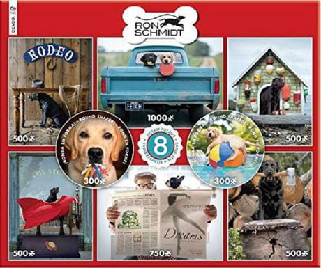 Click here for Ceaco: Ron Shmidt - 8 In 1 Multipack Jigsaw Puzzle... prices