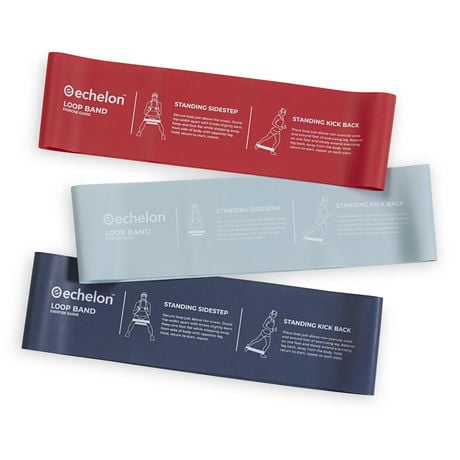 Echelon Self-Guided Resistance Loop Band Kit, 3-pack | Walmart Canada