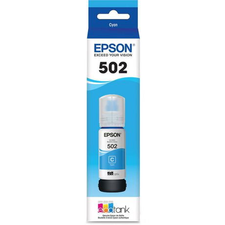 Epson T502 Dye Ink Bottle with Sensormatic | Walmart Canada