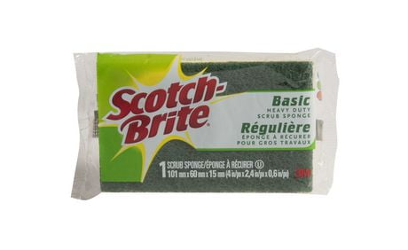 Scotch-Brite™ Heavy Duty Basic Scrub Sponge 1pack | Walmart Canada