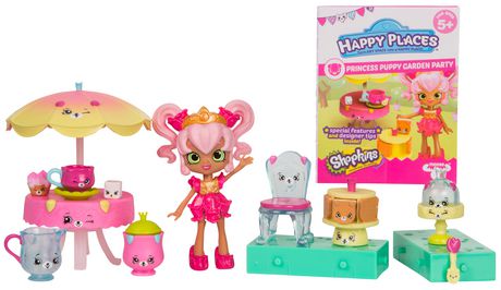 Shopkins Happy Places Welcome Pack Series 4 Princess Puppy Garden Party ...