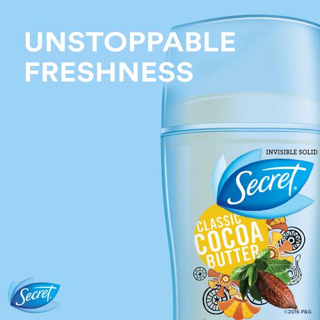 Secret Fresh Antiperspirant and Deodorant Invisible Solid, Classic ...