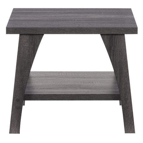 Click here for Corliving Hollywood Dark Grey Side Table With Lowe... prices