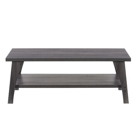 Click here for Corliving Hollywood Dark Grey Coffee Table With Sh... prices