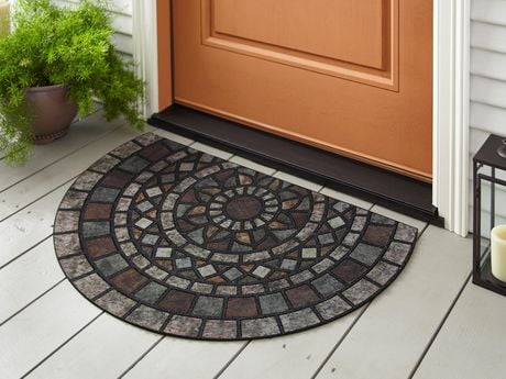 Click here for Mainstays Mosaic Stone Doormat  23 X 35 Grey 2 X 3 prices