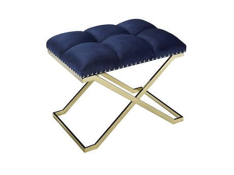 Click here for K-Elite K Elite Navy Suede With Gold Base Bench Na... prices