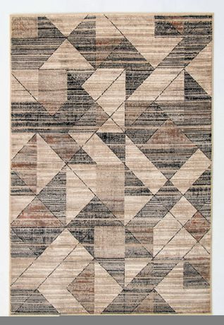 ECARPET Brea Beige, Black Rug | Walmart Canada