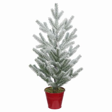 Christmas Mini Potted Tree, 18“ Evergreen Potted Tree - Walmart.ca