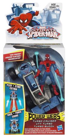 Spider Man Marvel Ultimate Spider-Man Power Webs Turbo Cruiser Vehicle ...