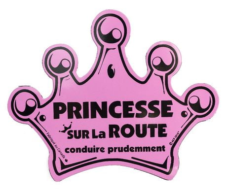 Click here for Baby On Route Princess On Route Magnet French Pink prices