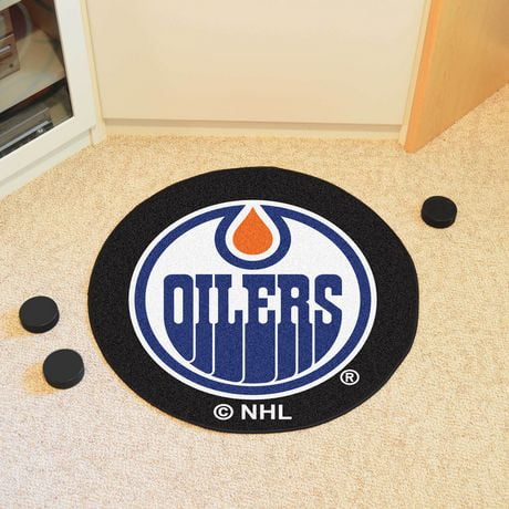 NHL Edmonton Oilers Hockey Puck Rug | Walmart Canada