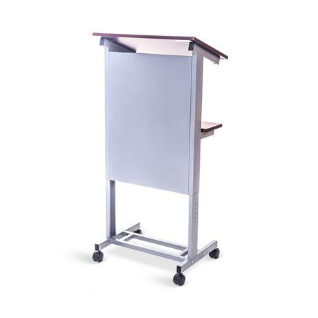 Click here for Luxor Rolling Adjustable-Height Podium Brown prices