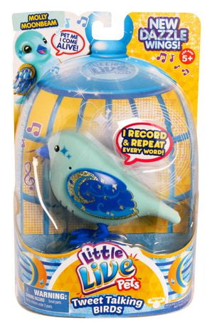 Little Live Pets Tweet Talking Birds Molly Moonbeam Toy | Walmart Canada