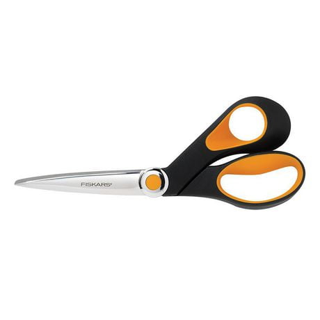 Fiskars RazorEdge Softgrip Scissors (8 in.), cut through multiple ...
