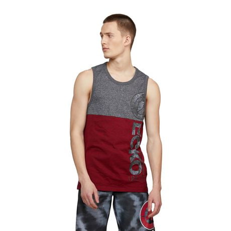 Click here for Ecko Unltd. Men S Halfsies Tank Top Red Marled Xl prices