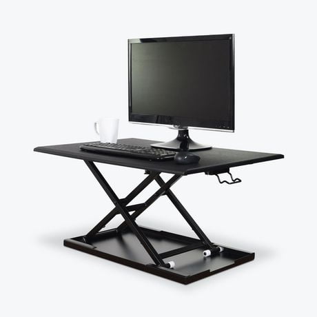 Click here for Luxor Level Up 32 Pneumatic Adjustable Desktop Des... prices