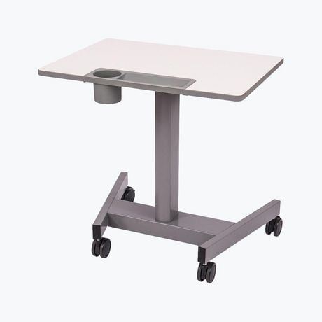 Click here for Luxor Student Desk - Pneumatic Sit Stand Desk Grey prices