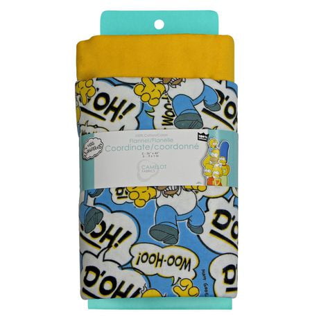 The Simpsons Cotton Licensed Pre-Cut Flannel - 2 pcs - Walmart.ca