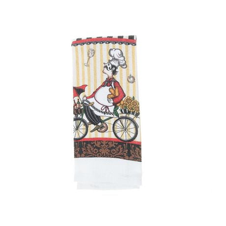 Hand Towel (Chef On Bicycle) - Set of 6 | Walmart Canada