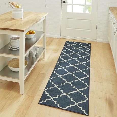 Click here for Mohawk Soho Fancy Trellis Navy Area Rug  Blue 2 Ft... prices