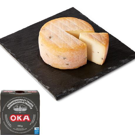 OKA Mushrooms & Truffle Semi-Soft Surface Ripened Cheese - Walmart.ca